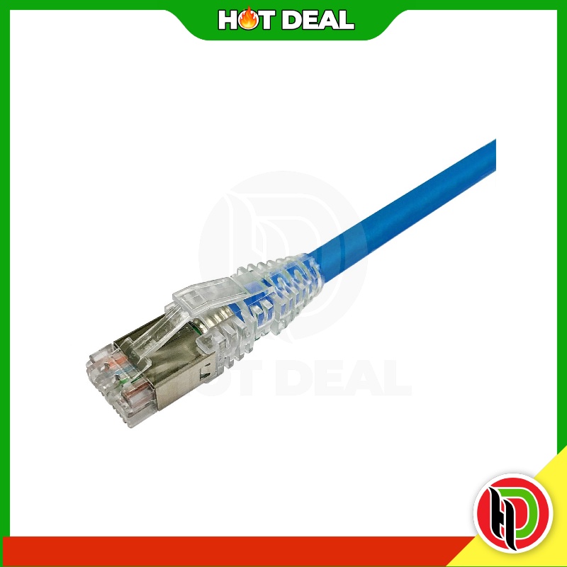 Original Commscope CAT6A Shielded CAT6A Patch Cord (NPC6ASZDB-BL Blue ...