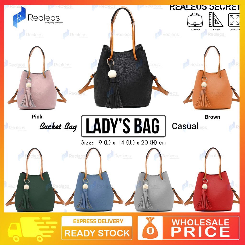 Pearl Bag Set Bucket Beg + Pouch Bag (2 in 1) - R540 READY STOCKREADY ...