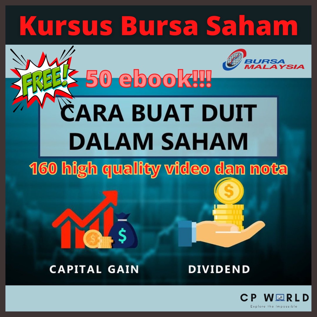 Kursus Bursa Saham Malaysia | Panduan Mudah Pelaburan Saham / Stok ...