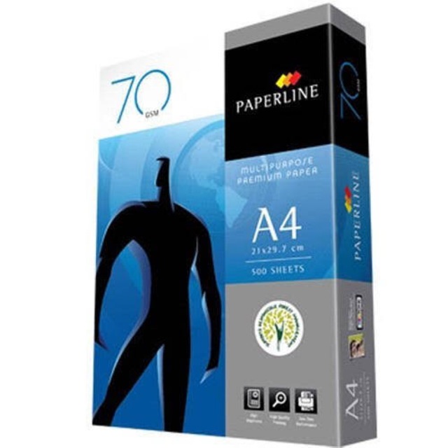 Paperline Bond Paper 70 gsm Short / A4 / Long Sub 20 | Shopee Malaysia
