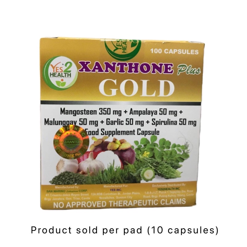Xanthone Plus Gold Food Supplement Capsule |10 Capsule | Shopee Malaysia