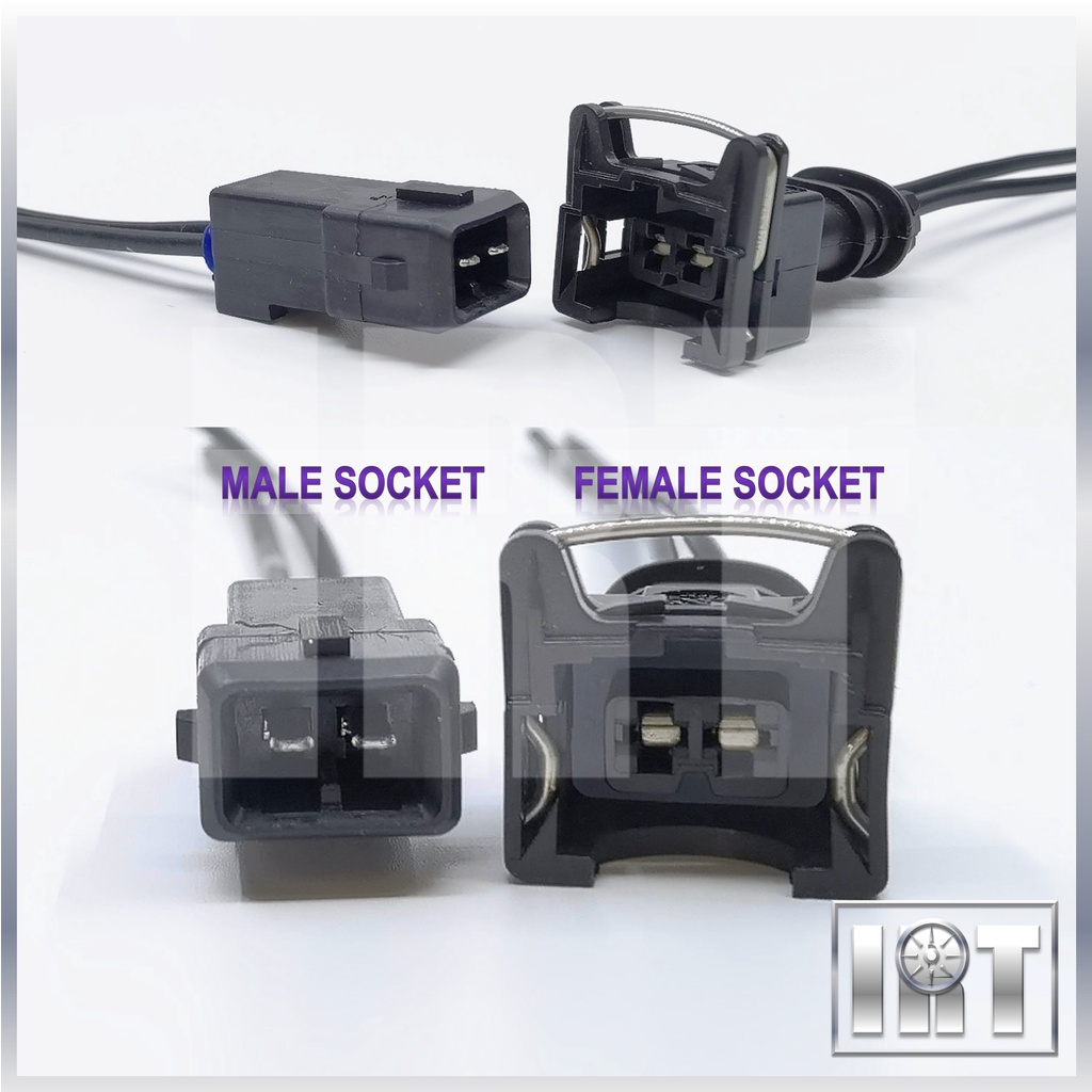 2 Pin Ignition Plug Coil Distributor Socket Injector Exora Persona ...