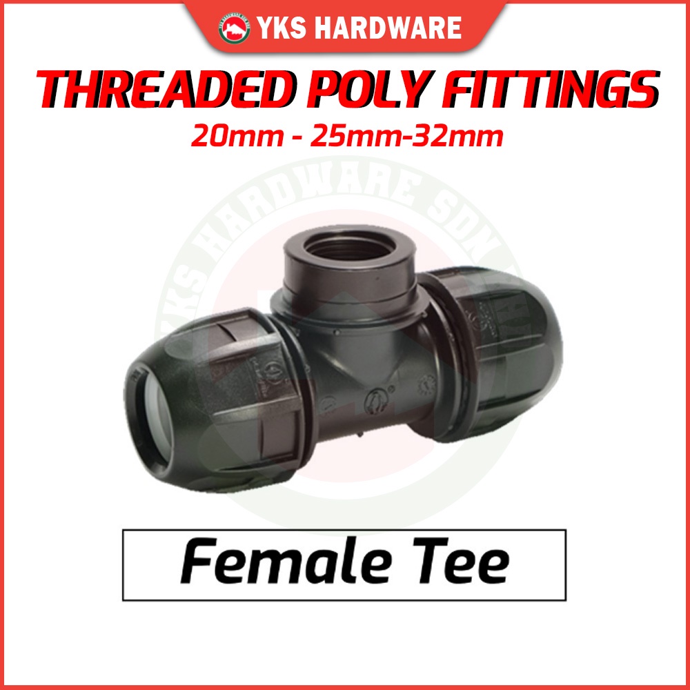 Threaded Poly Fittings - Threaded Poly Connecter - 20mm / 25mm / 32mm ...
