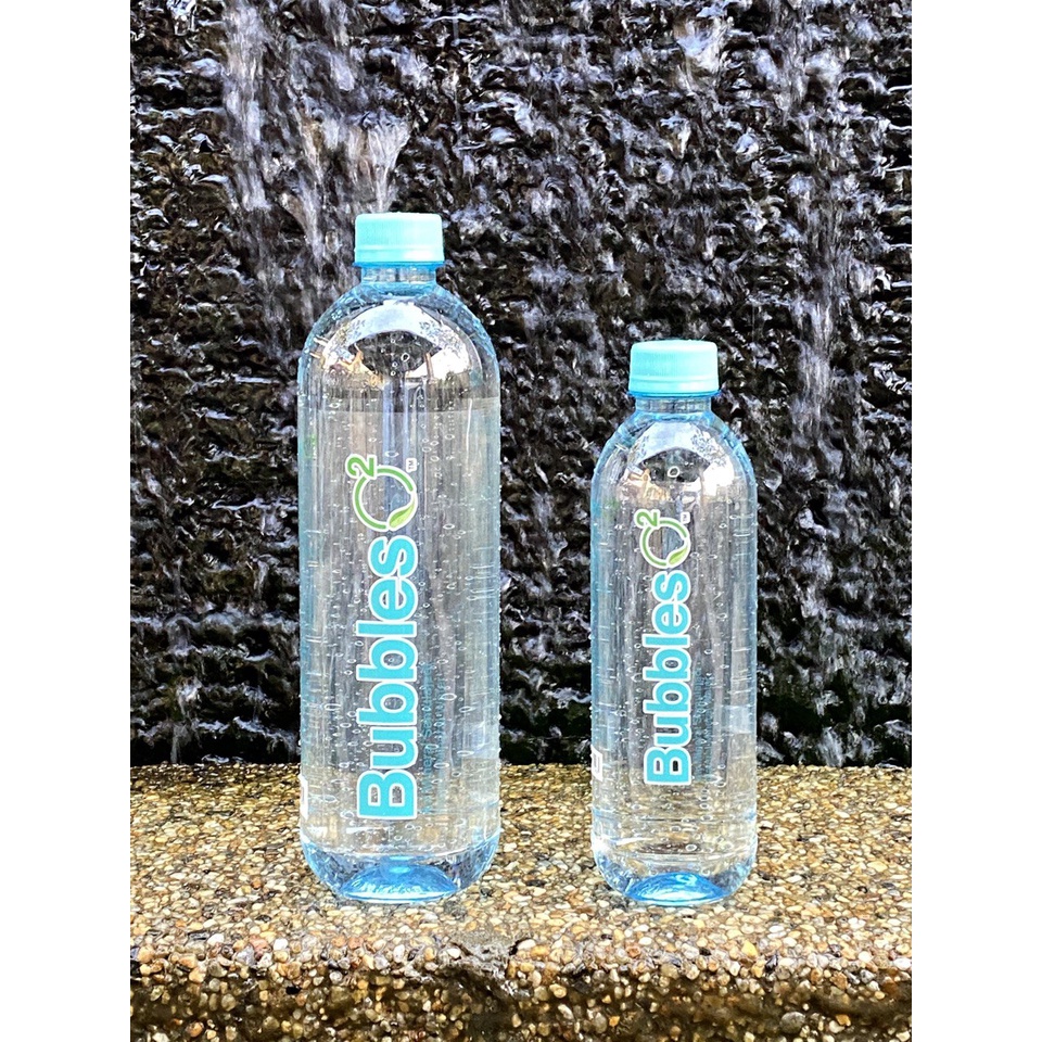 NATURAL OXYGENATED WATER BUBBLES O2 ( loose 1 bottle 800ml) | Shopee ...