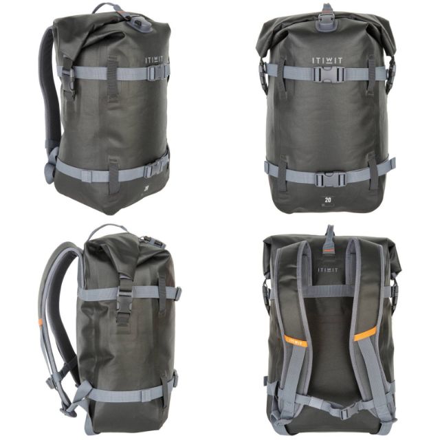 ITIWIT 20L WATERTIGHT BACKPACK BLACK | Shopee Malaysia