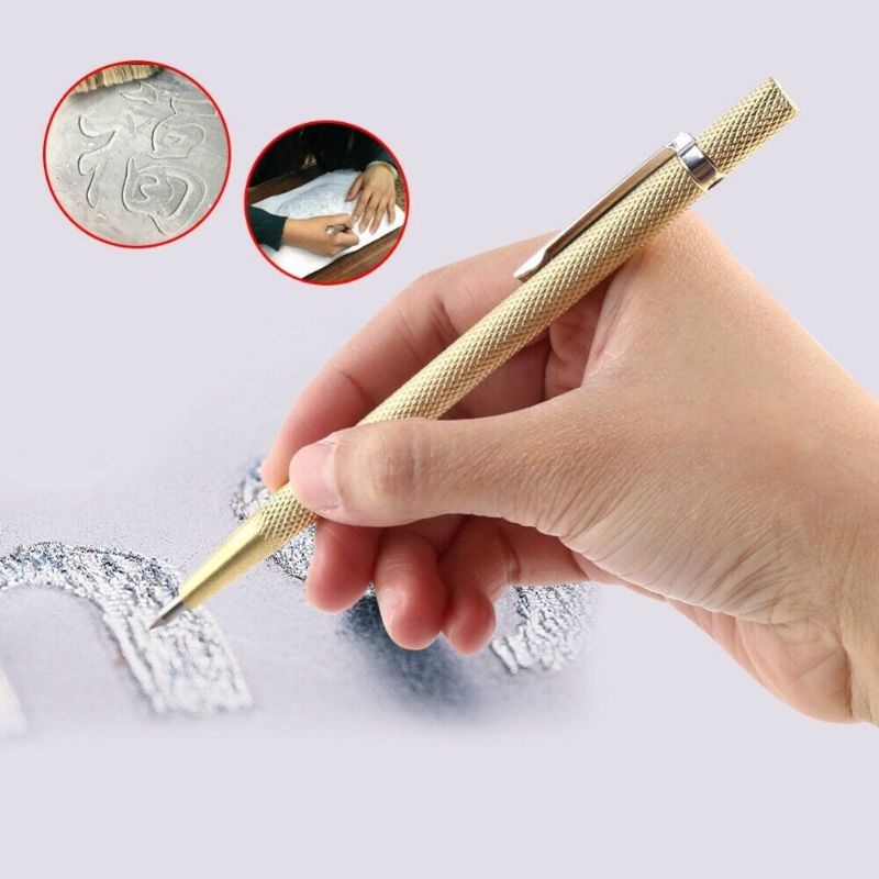 Tungsten Carbide Tip Scriber Marking Etching Pen Magnet Engraver Cutter ...