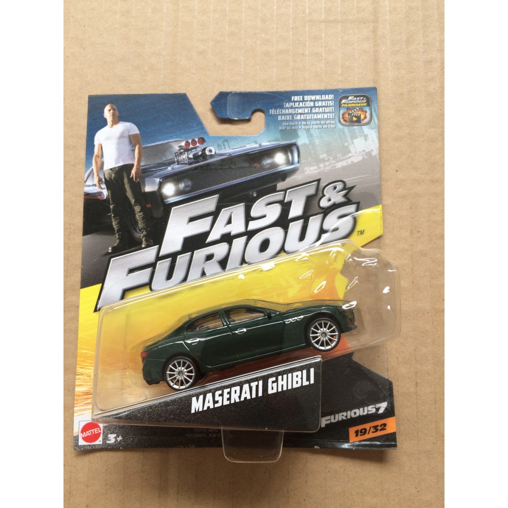 Hot Wheels Maserati Ghibli Fast & Furious 7 | Shopee Malaysia