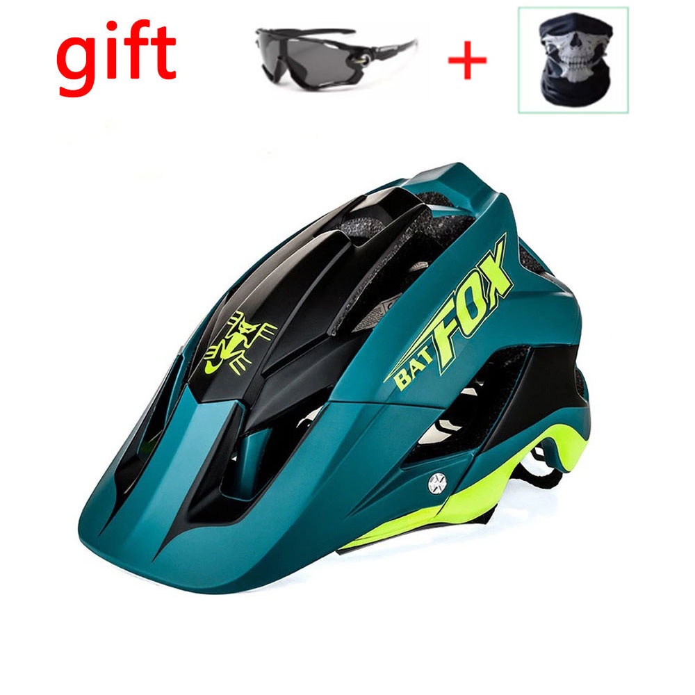 BATFOX Bike Helmet Overall Molded Mountain Road Helmet Ultralight ...