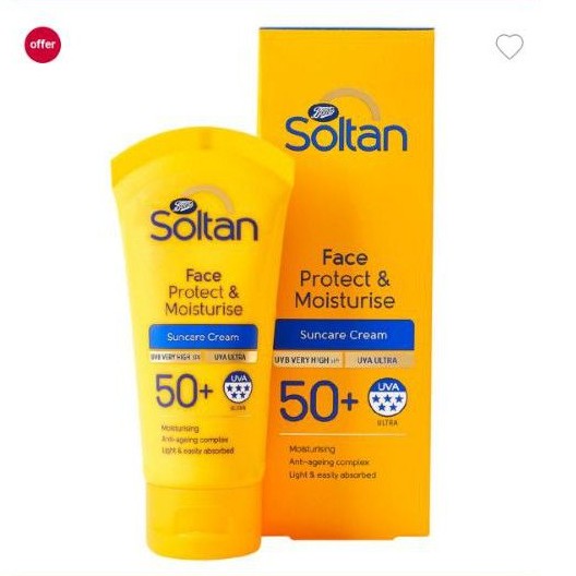 (READY STOCK) Soltan Face Protect & Moisturise SPF50+ 50ml | Shopee Malaysia