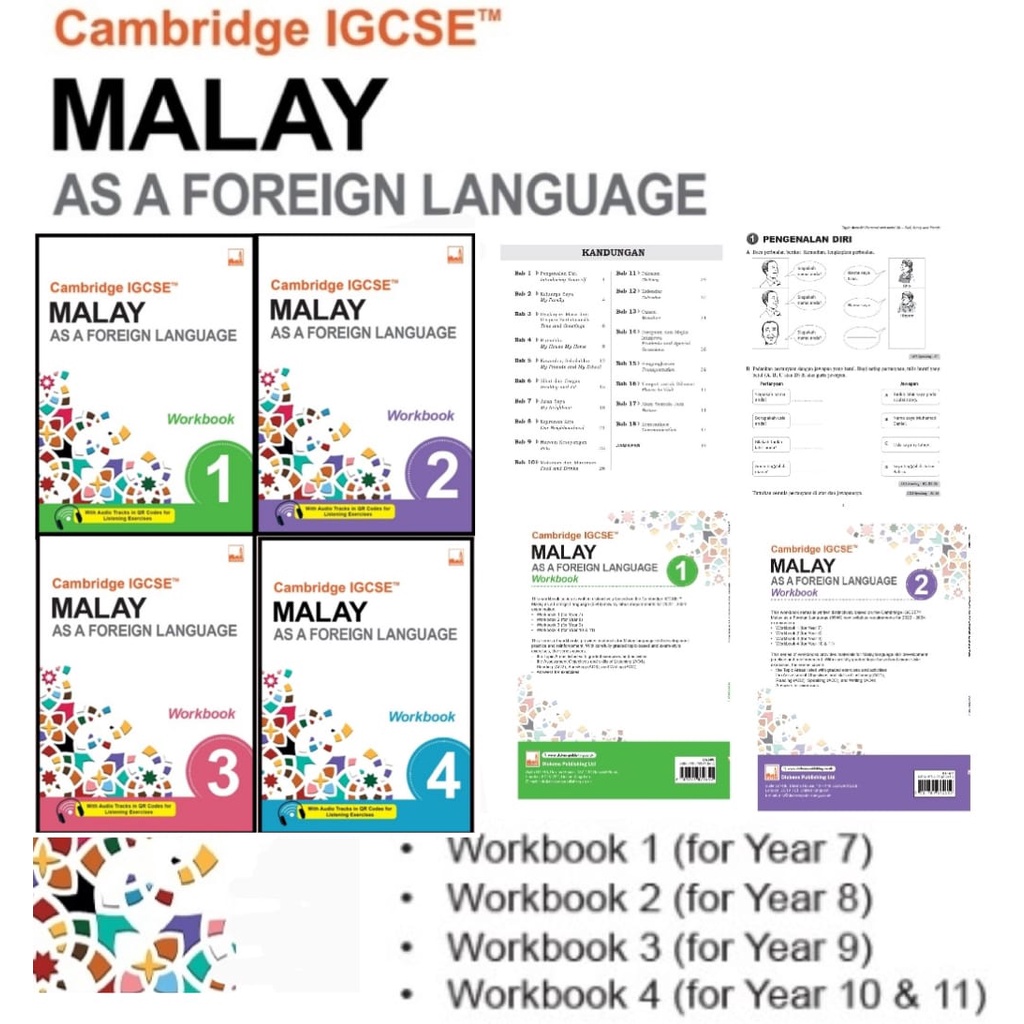 [IDP] Cambridge IGCSE Malay as a Foreign Language Workbook 1.2.3.4 ...