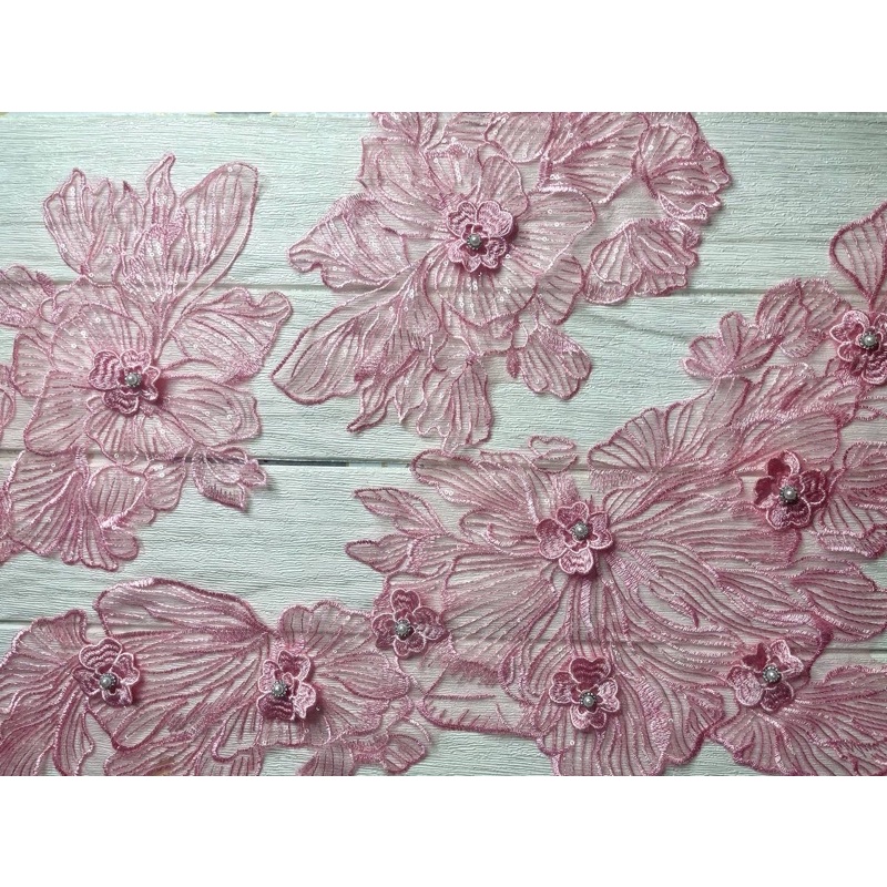 Lace Tampal Sequin Lace Trim | Shopee Malaysia