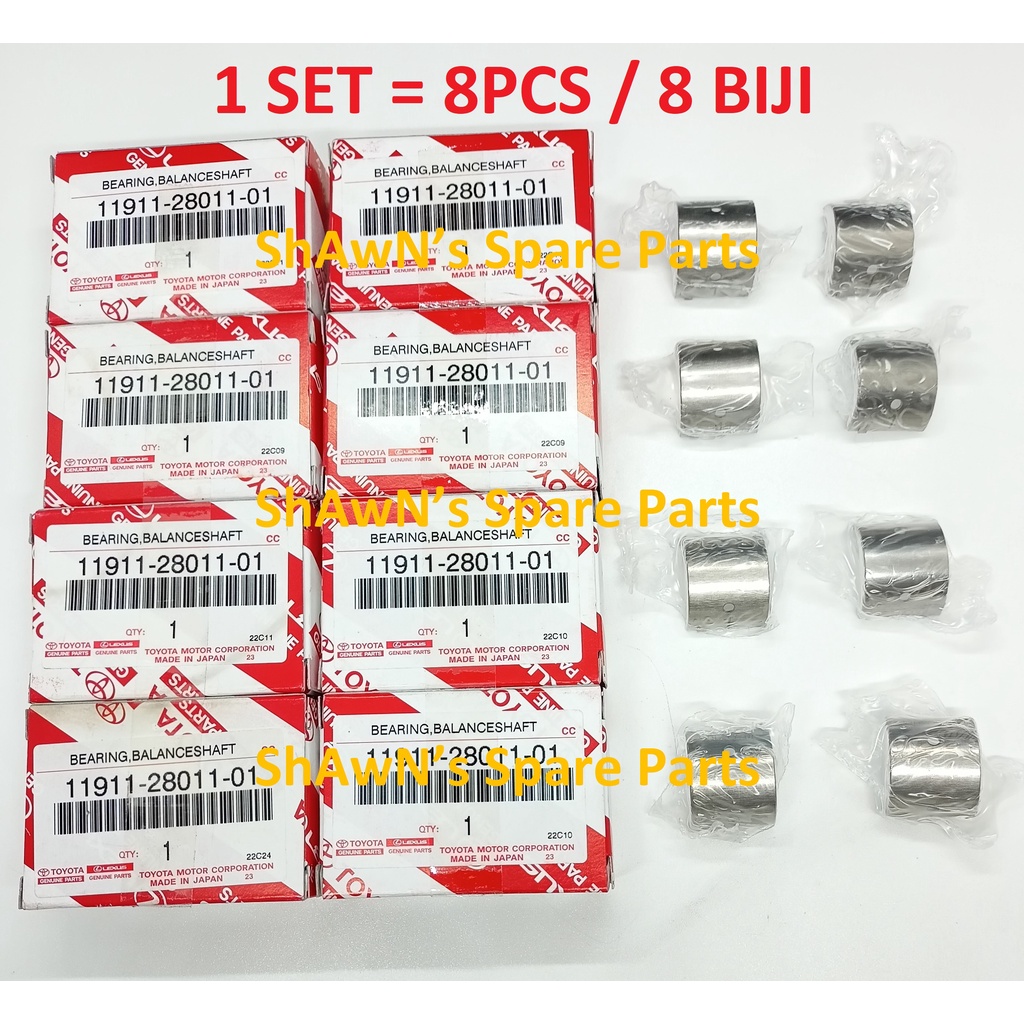 ORIGINAL Balance Shaft Bearing Toyota Camry ACV30 ACV40 ACV51 / Estima ACR30 ACR50 2.4 Vellfire ...