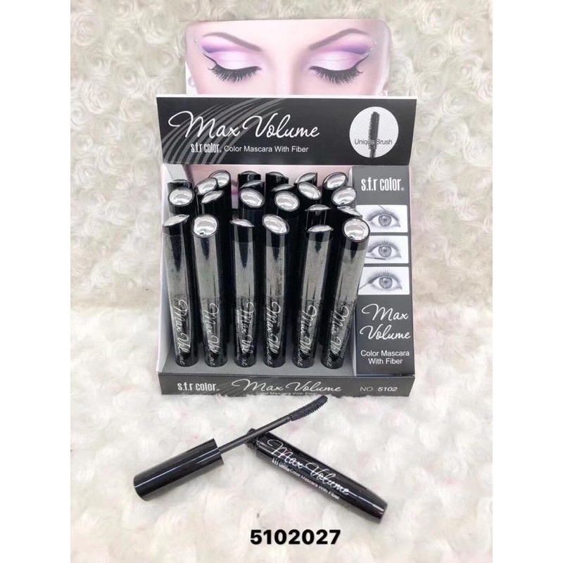 MAX VOLUME MASCARA sfr color (FIBER) | Shopee Malaysia