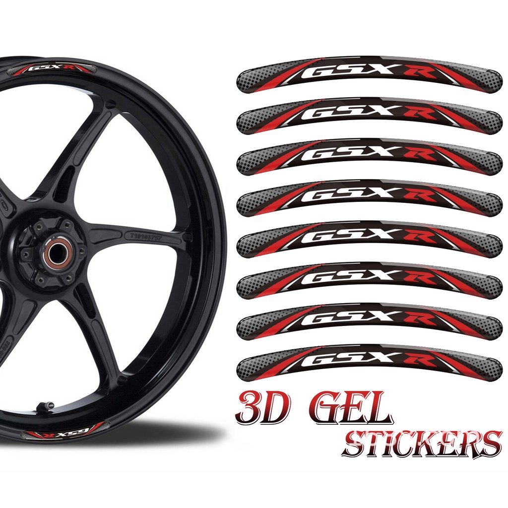 Universal 8pc Motorcycle Car Suitable for 16-22 Inch Rim Wheel Epoxy ...