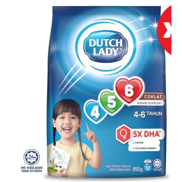 🔥READY STOCK🔥 Dutch lady milk powder 456 ( chocolate) 850g | Shopee ...