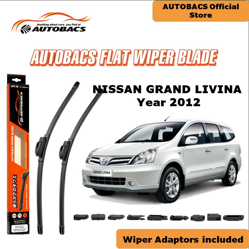 Autobacs Wiper Blade For Nissan Grand Livina 24 14 Shopee Malaysia