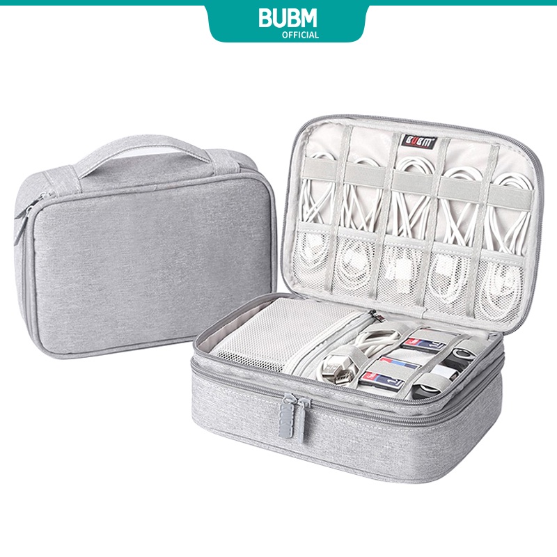BUBM Portable USB Cable Gadget Organizer Zipper Bag | Shopee Malaysia