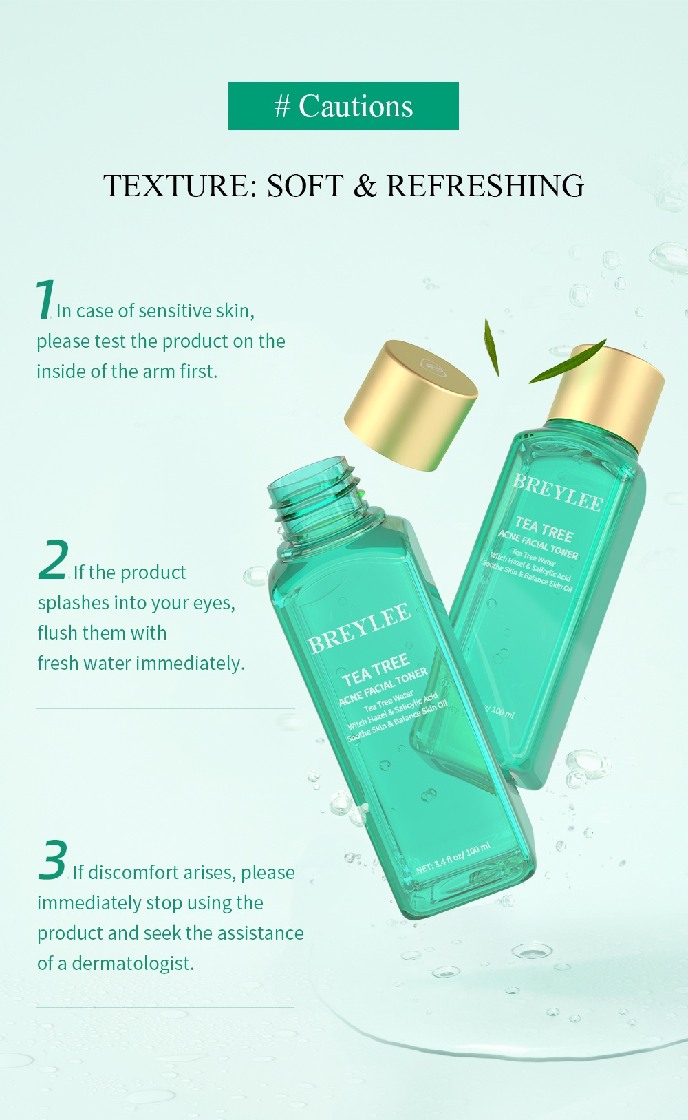 BREYLEE ACNE TREATMENT SET PLUS Skincare Blackhead Removal Shrink Pore Acne Face Serum Acne ...