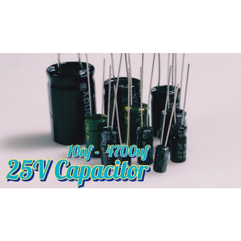 25V Electrolytic Capacitor 10uf 22uf 33uf 47uf 100uf 220uf 330uf 470uf ...