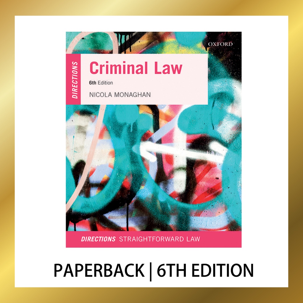 Directions Criminal Law: Nicola Monaghan | Shopee Malaysia