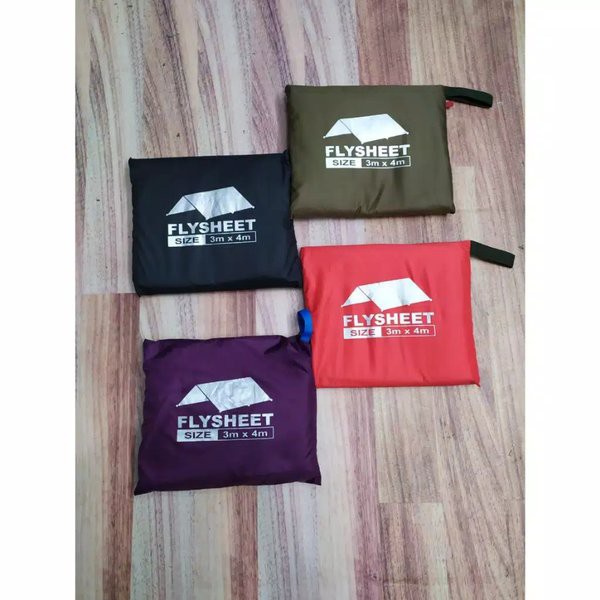 Flysheet 3x4 Bivak Tarp Tent - Fly Sheet Tent 3x4 T 5 | Shopee Malaysia
