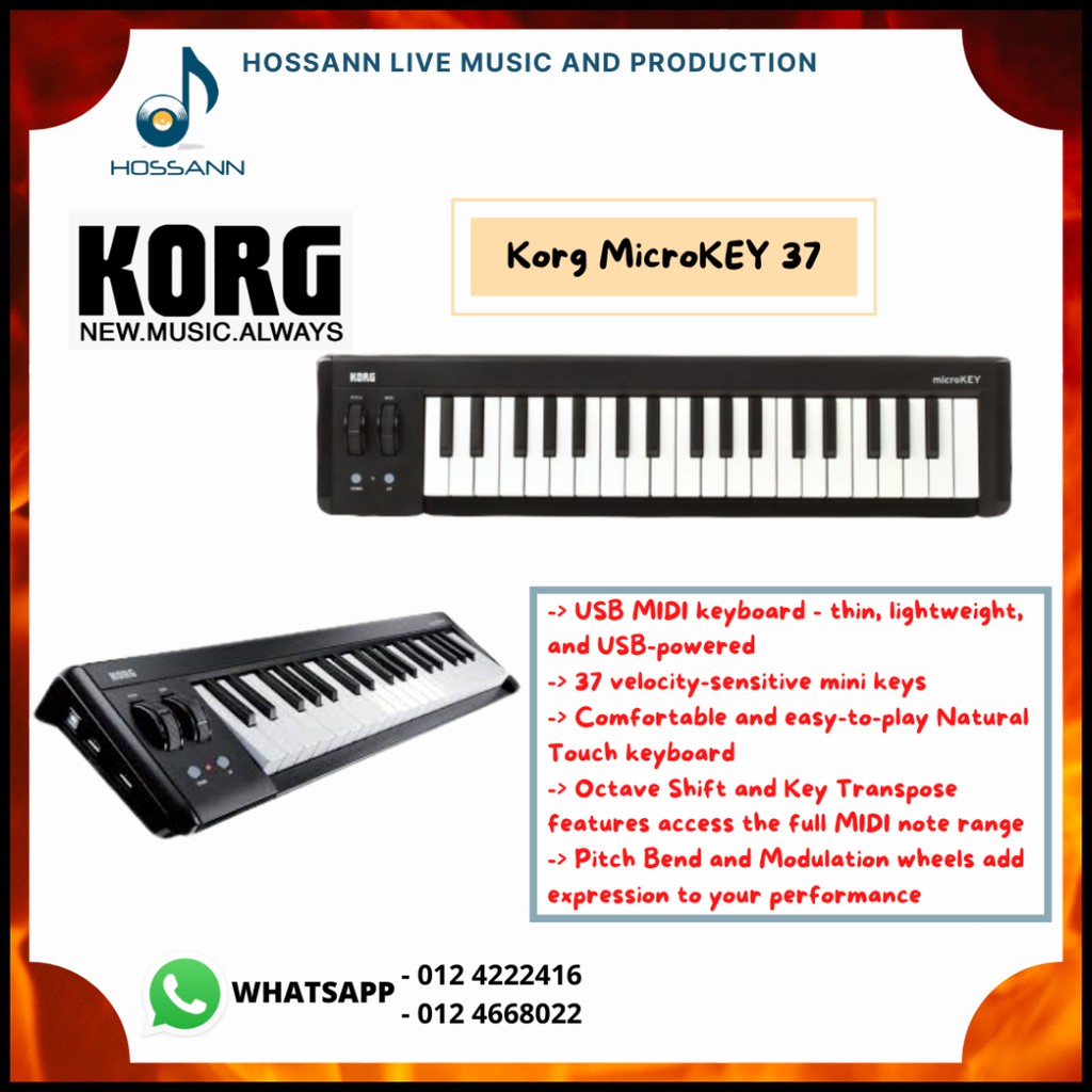 🔥 Korg Midi Controller (Korg Microkey 37 ) 🔥 MIDI 键盘 | Shopee Malaysia