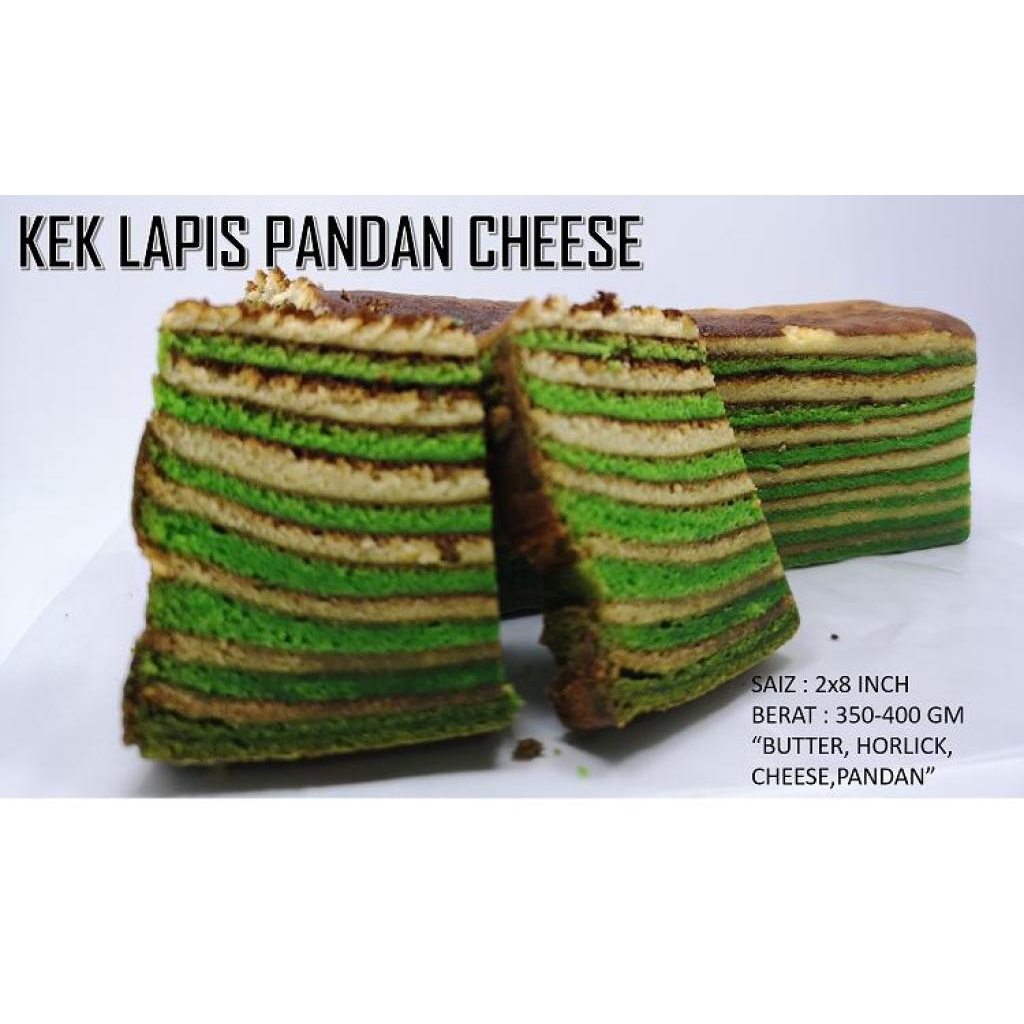[PREORDER] KEK LAPIS SARAWAK - PANDAN CHEESEPREORDER] KEK LAPIS SARAWAK - PANDAN CHEESE | Shopee ...