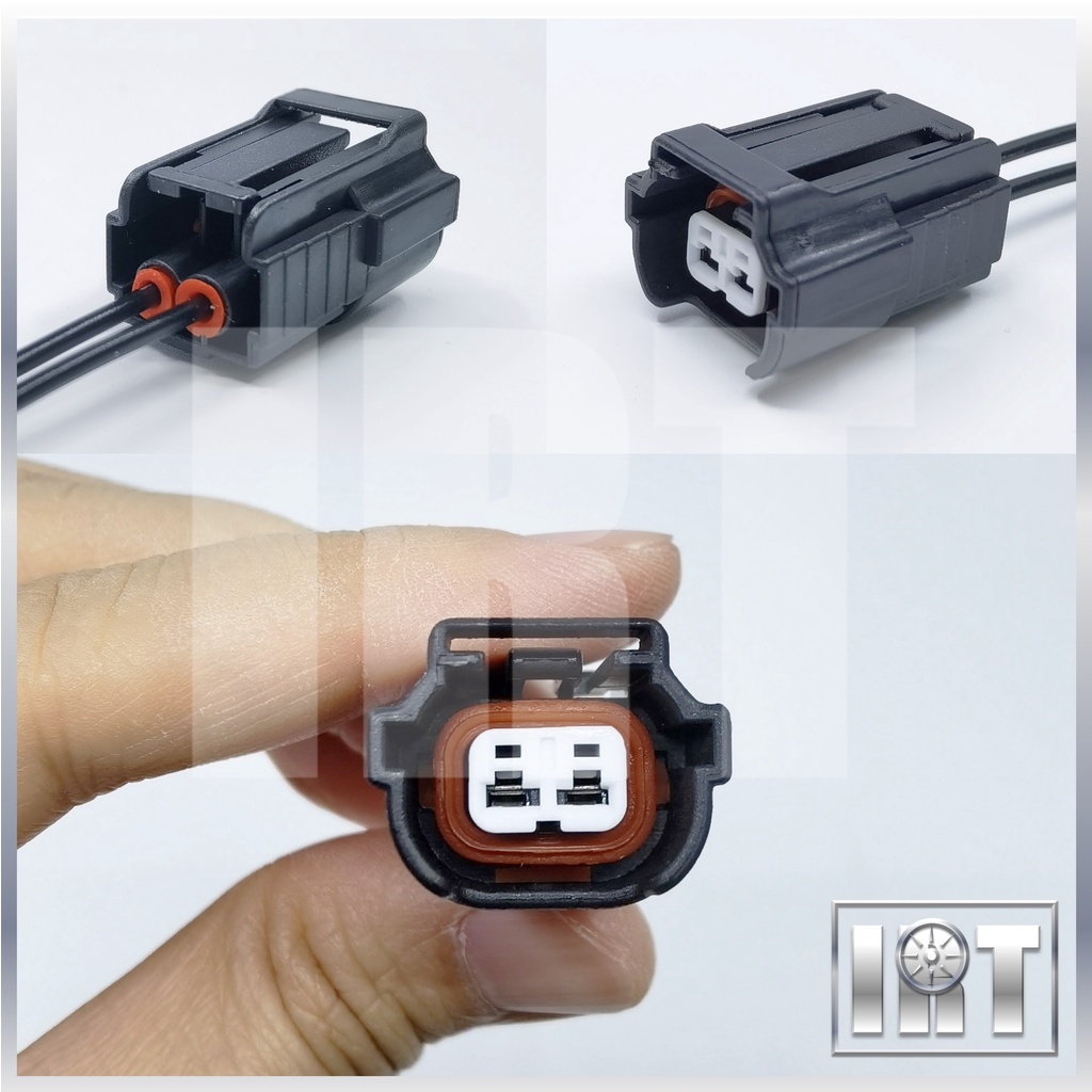 2 Pin Fuel Injector Socket Waja Naza Ria Mazda Lantis Subaru Volkswagen ...
