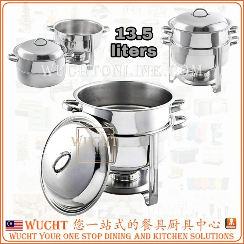 【WUCHT】13.5L Commercial Hotel Buffet Soup Station Stainless Soup ...