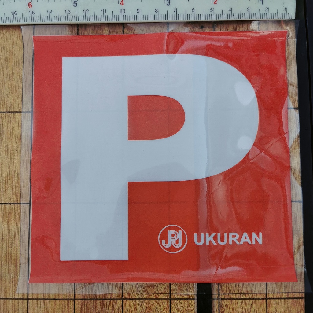 (Special Offer) P License Sticker JPJ Approved Size | Shopee Malaysia