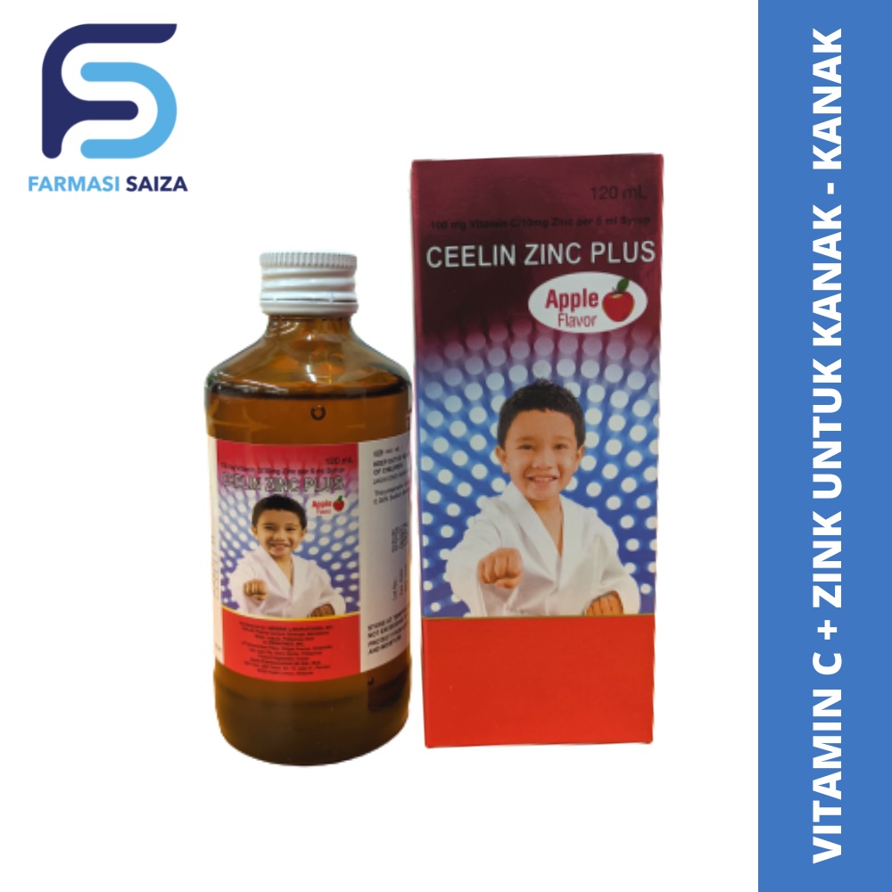CEELIN ZINC PLUS with Vitamin C 120ml ( Apple Flavour ) | Shopee Malaysia