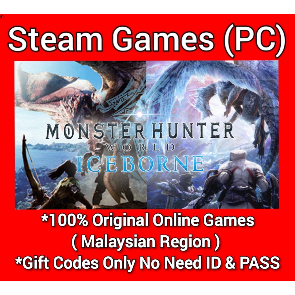 MONSTER HUNTER WORLD : ICEBORNE (PC) STEAM GAMES ONLINE | Shopee Malaysia
