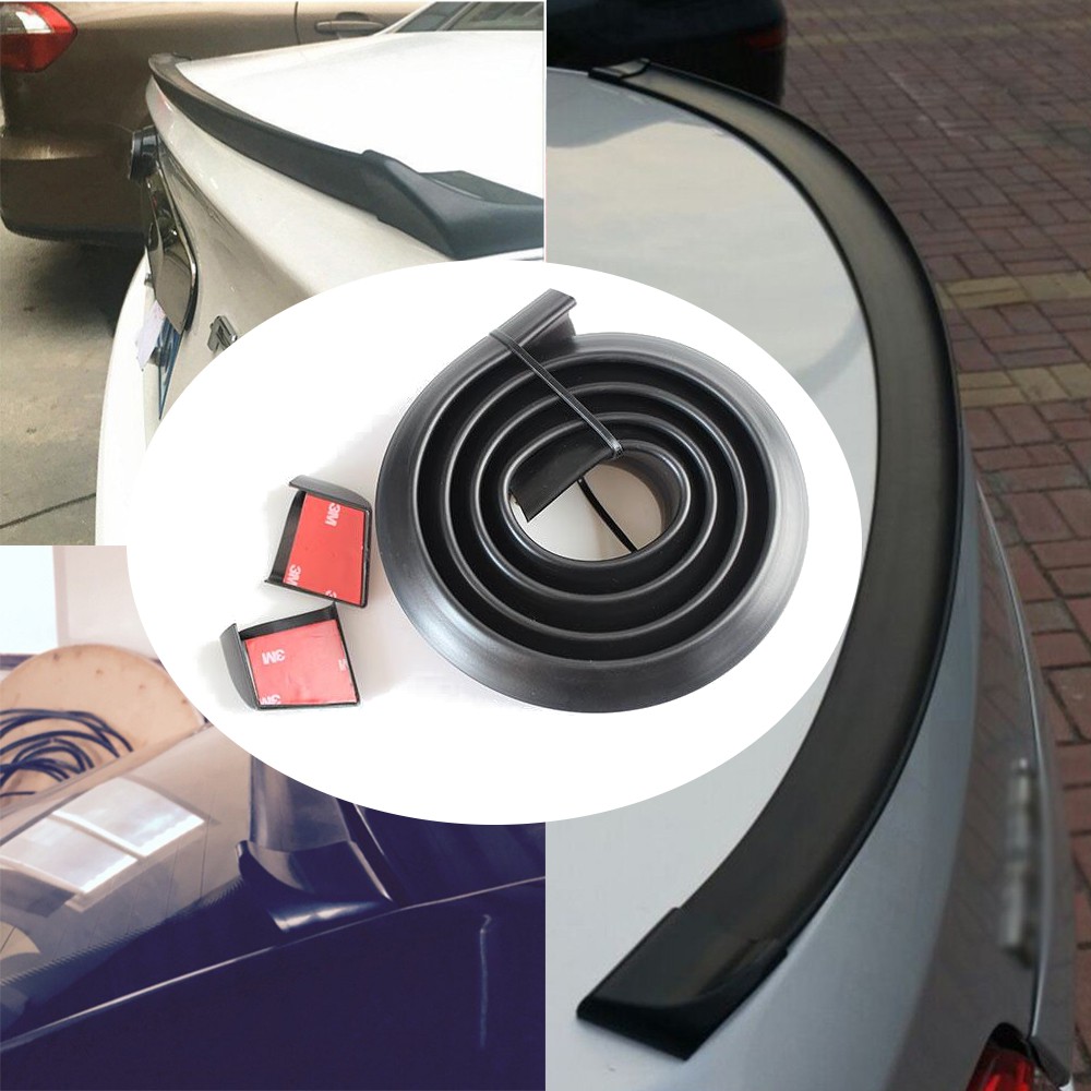Samurai Rear Rubber Bonnet Spoiler Matte Black Kancil Kelisa Kenari ...