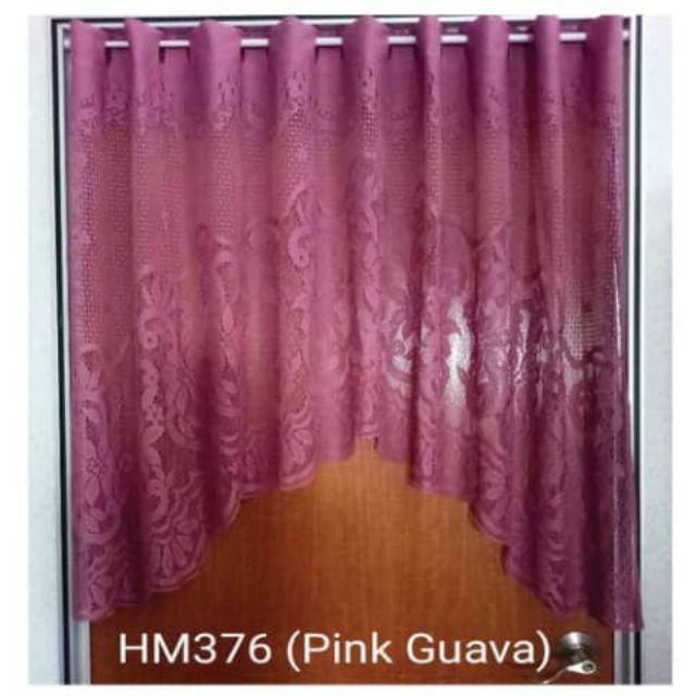 Langsir Lace Pintu dan Tingkap HM376 (60"×42") | Shopee Malaysia
