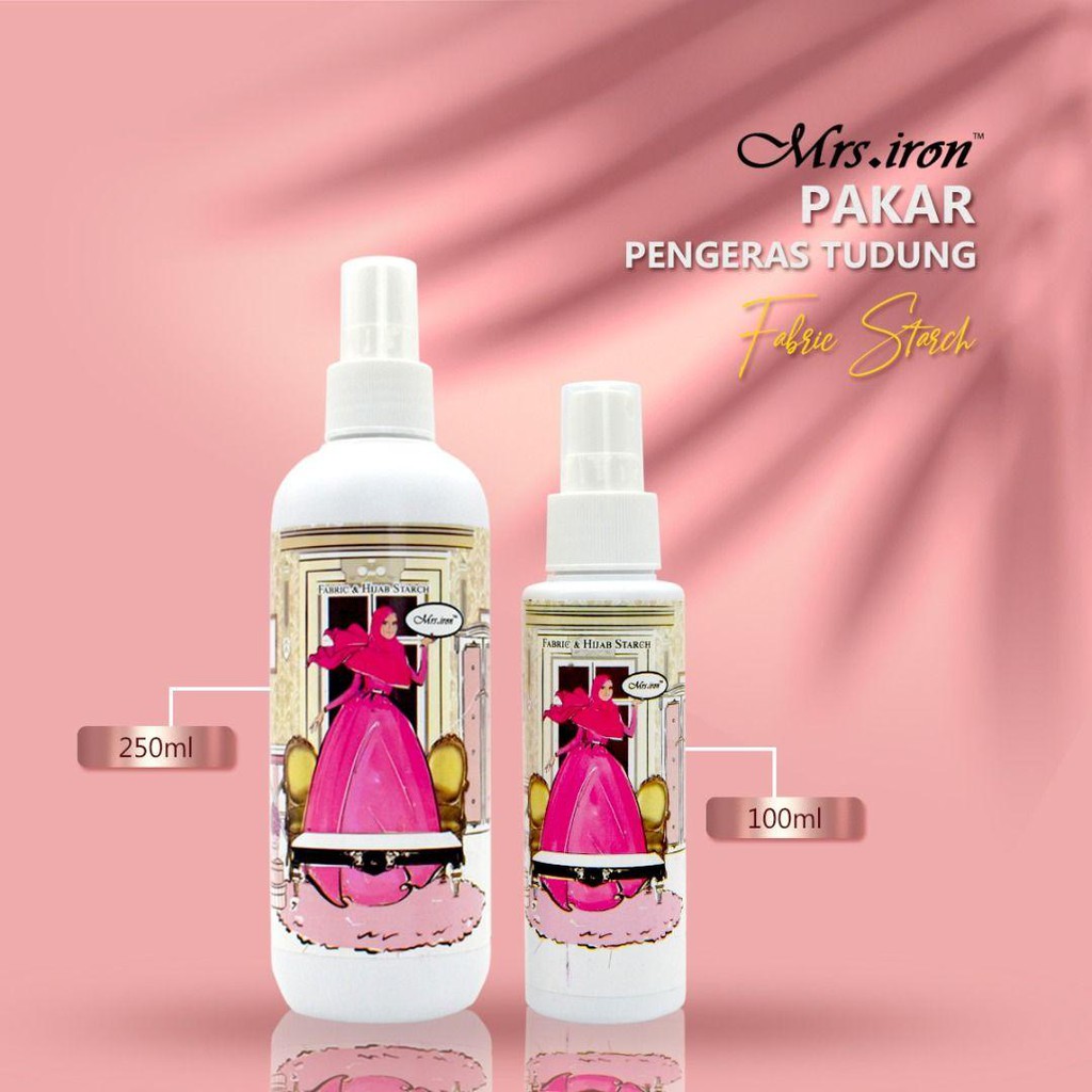 IRON TUDUNG MRS IRON SPRAY PENGERAS TUDUNG VIRAL 🌼AWNING ON POINT, easy iron | Shopee Malaysia