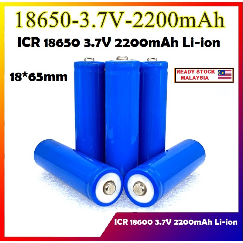 💡 New Stock 💡 ICR 18650 3.7V 1800mAh Lithium ion Rechargeable Battery ...