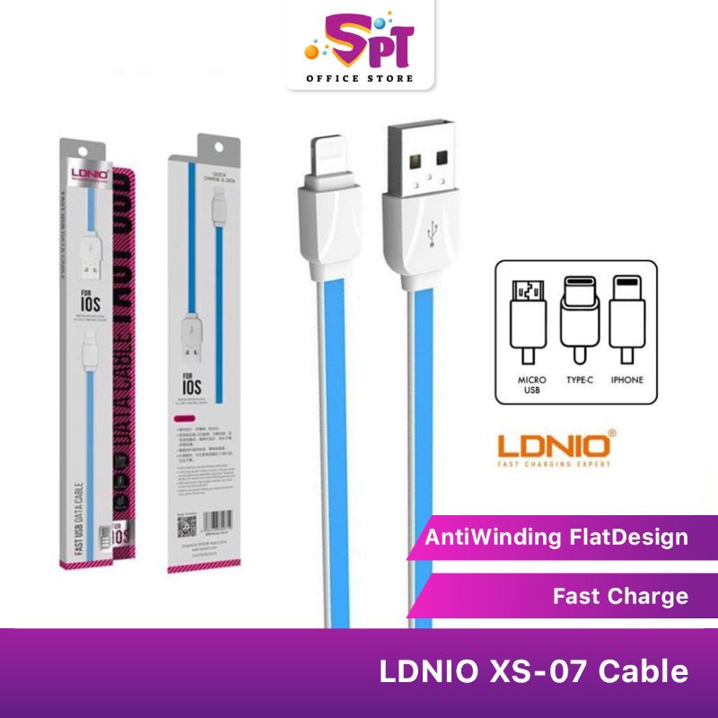 LDNIO USB Data Cable XS-07 / Fast Charge / High Speed /XS07 | Shopee ...