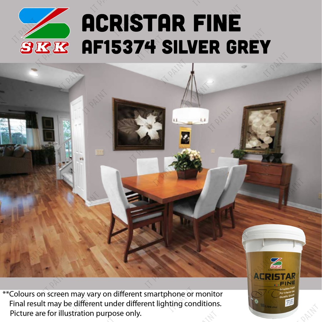 [18 Liter] SKK Acristar Fine Emulsion Paint for Interior Wall and ...