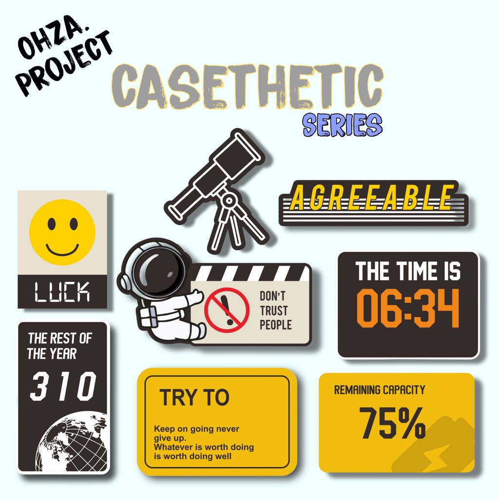 Sticker CASETHETIC SERIES STICKER CASE HANDPHONE LAPTOP TUMBLR ...