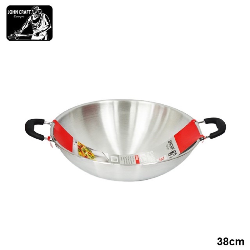 🔥READY STOCK IN MALAYSIA🔥JOHN CRAFT High Density Alloy Wok (32cm,38cm ...