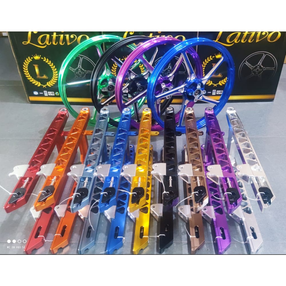 COMBO SET LATIVO SPORT RIM FG511 LC135 +ARM CNC WAVE 125/LAGENDA ...