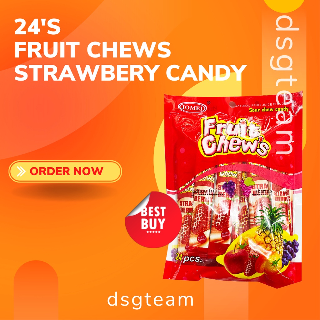 Jomei Fruit Chewy Candy (24pcs) | Shopee Malaysia