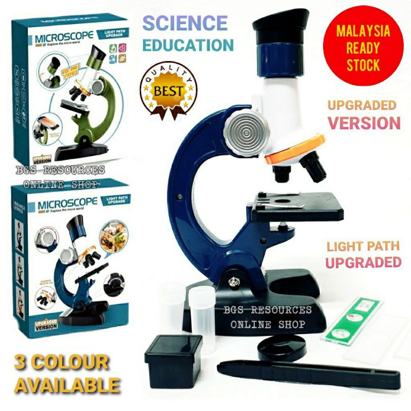 🔥READY STOCK🔥 MICROSCOPE FOR KIDS HD1200 TIMES MICROSCOPE TOY SCIENCE ...