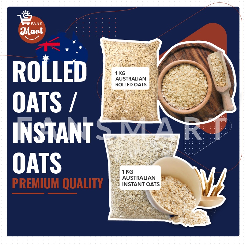 (1kg) oat / oats / australian Rolled Oats / Australian Instant Oats ...