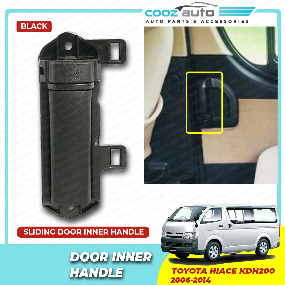 Toyota Hiace KDH200 2006 - 2014 Black Sliding Door Inner Handle Cover ...