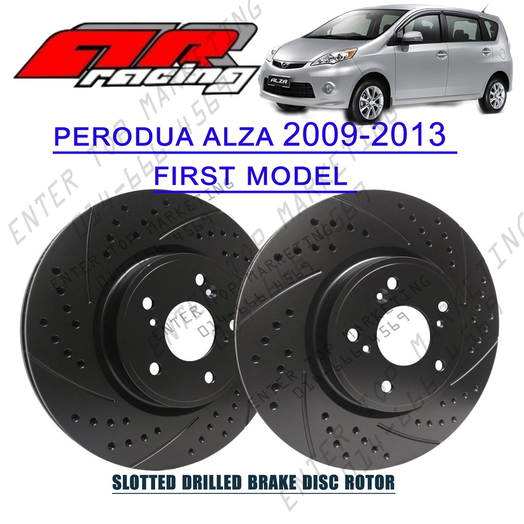 AR RACING Perodua Alza 1.5 M500 First Model (2009 - 2013) BRAKE DISC ...