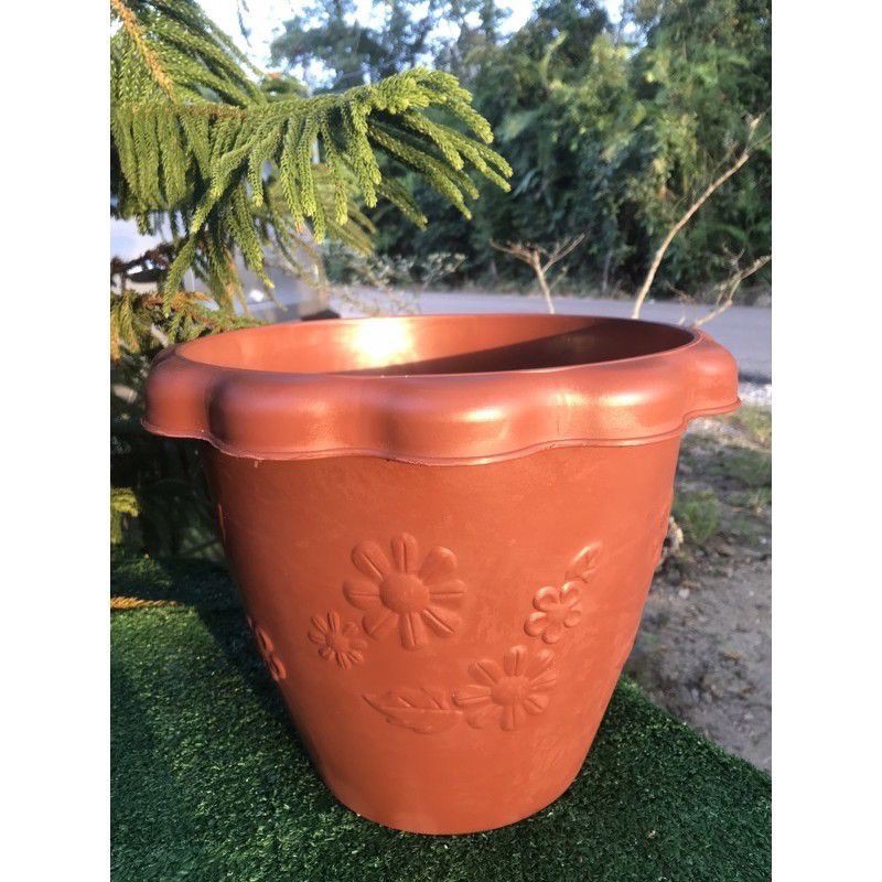🔥HOTSALE🔥Pasu Bunga Plastik Merah (Saiz Besar) | Shopee Malaysia