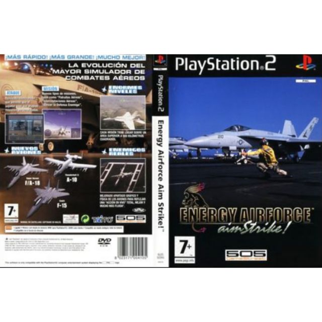 PS2 GAME COLLECTION ( Energy Airforce Aim Strike! ) English Version ...