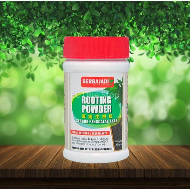 SERBAJADI (50GM) Serbuk Hormon Pertumbuhan Akar / Rooting Powder IBA ...