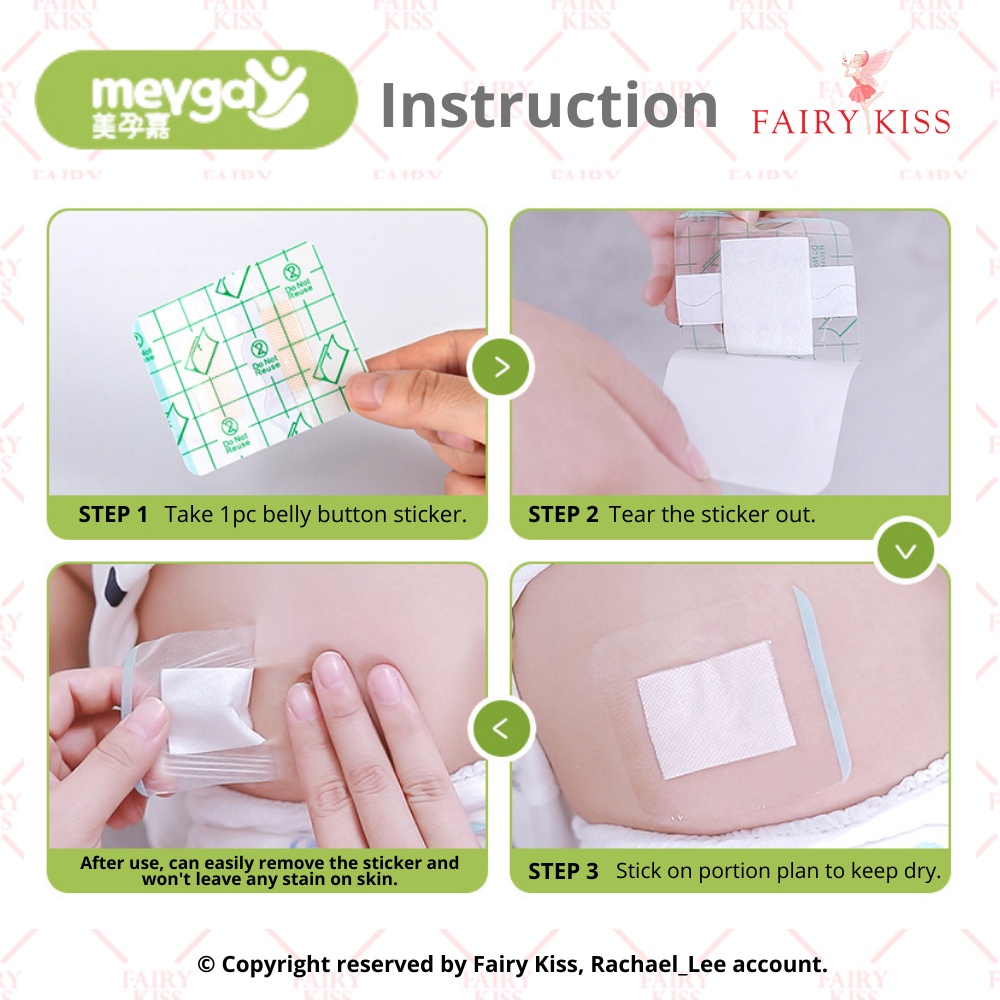 Belly Button Care Pads Stickers for Baby Self Adhesive Silicone Foam ...